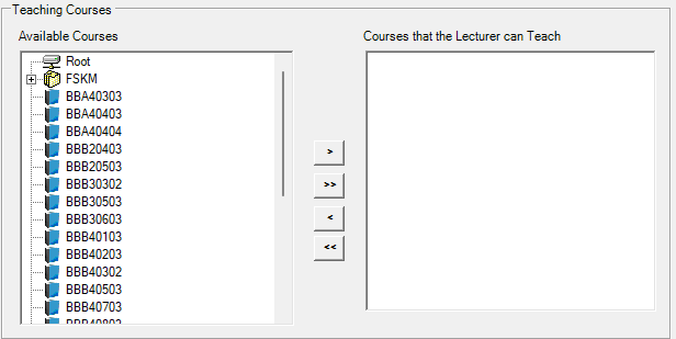 Stage 1: Database: Lecturer | TPlus